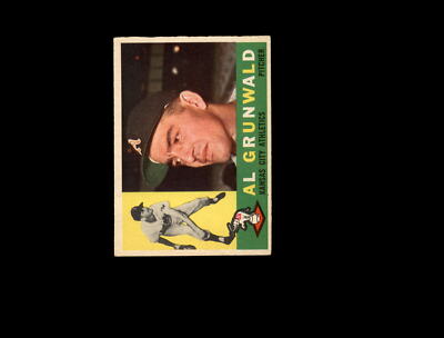 1960 Topps 427 Al Grunwald RC Gray Back EX #D1,312119 | eBay