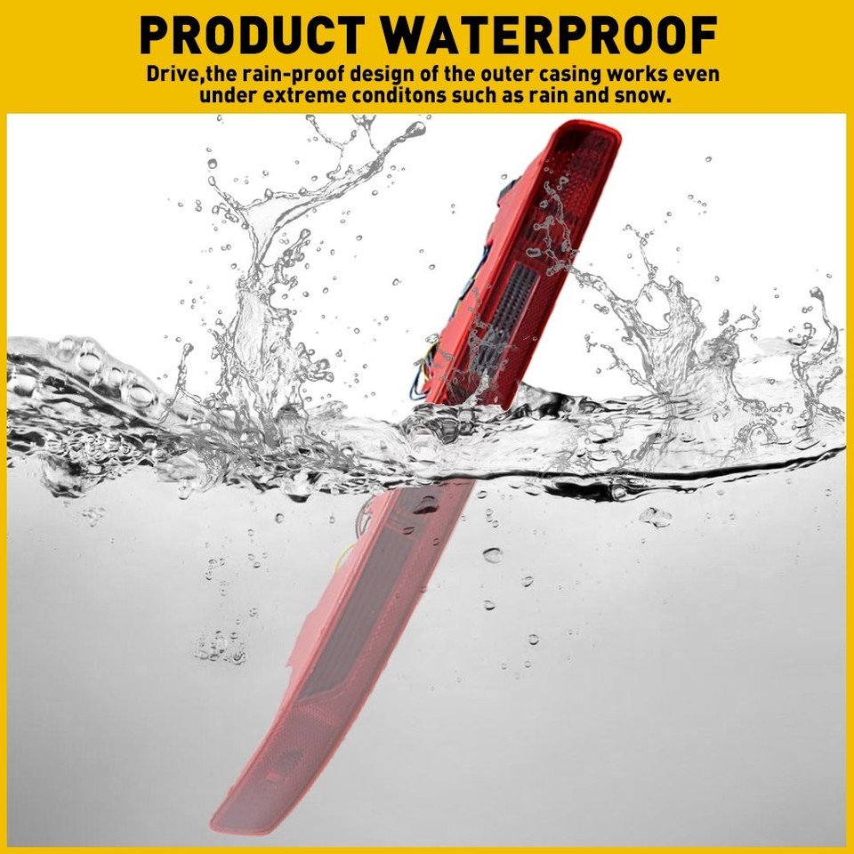 For Audi Q7 2006-15 Left Side Rear Bumper Reverse Light Tail Fog Lamp w ...