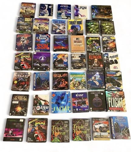 PC CD ROM DOS 90s Computer Game Lot - 40 Games ALL SEALED Rare HTF ...