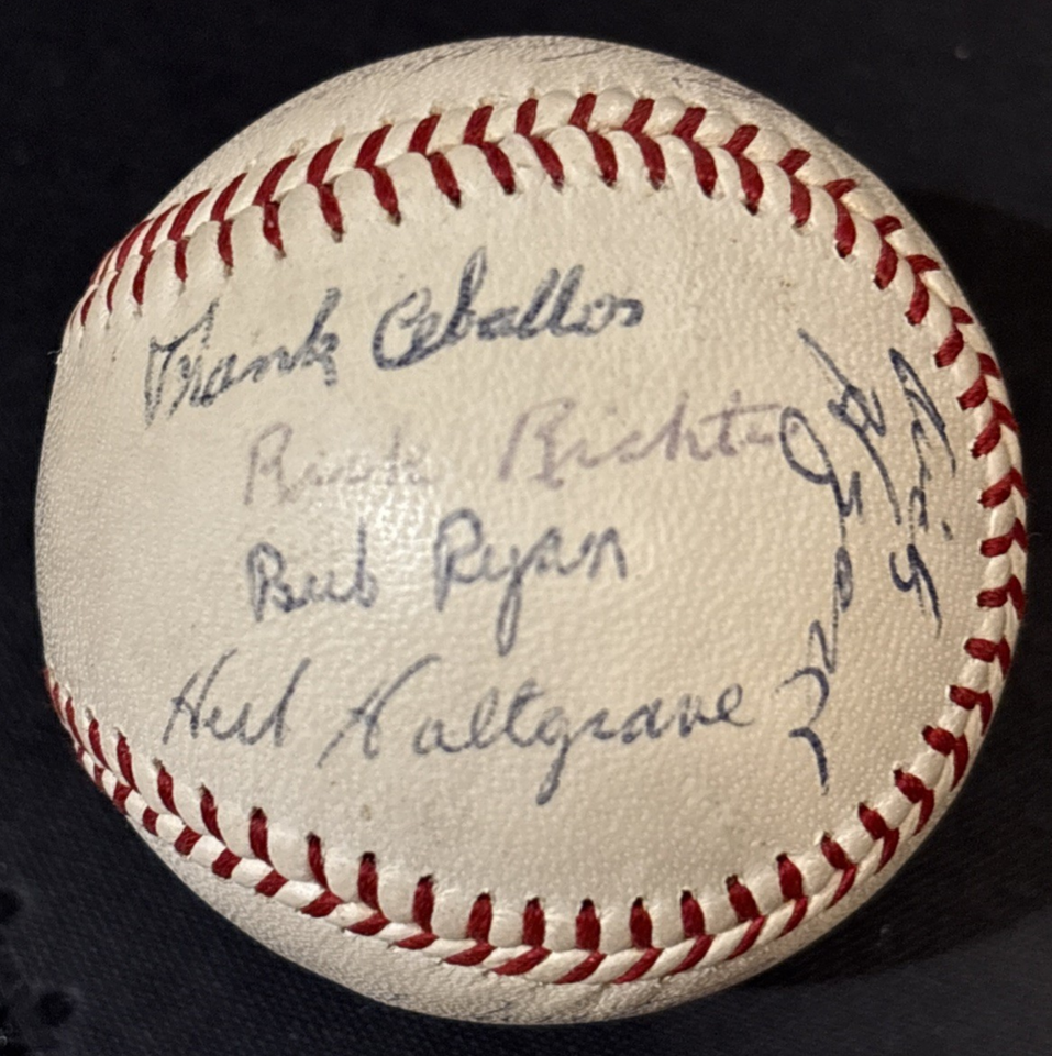 Decatur Commodores 1961 Team 19 Signed Ball Minors Mickey Stanley Jim ...