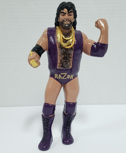 RAZOR RAMON - CUSTOM MADE / ALL HAND PAINTED - WWE WWF WCW LJN Action ...