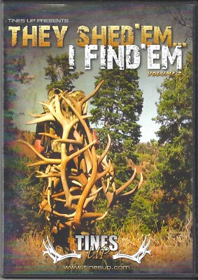 TINES UP...THEY SHED 'EM...I FIND 'EM ~ VOLUME 2 ~ DVD ~ ELK/DEER ...