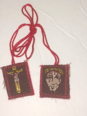 Jesus Cristo Christ religious Scapular Escapulario NEW | eBay