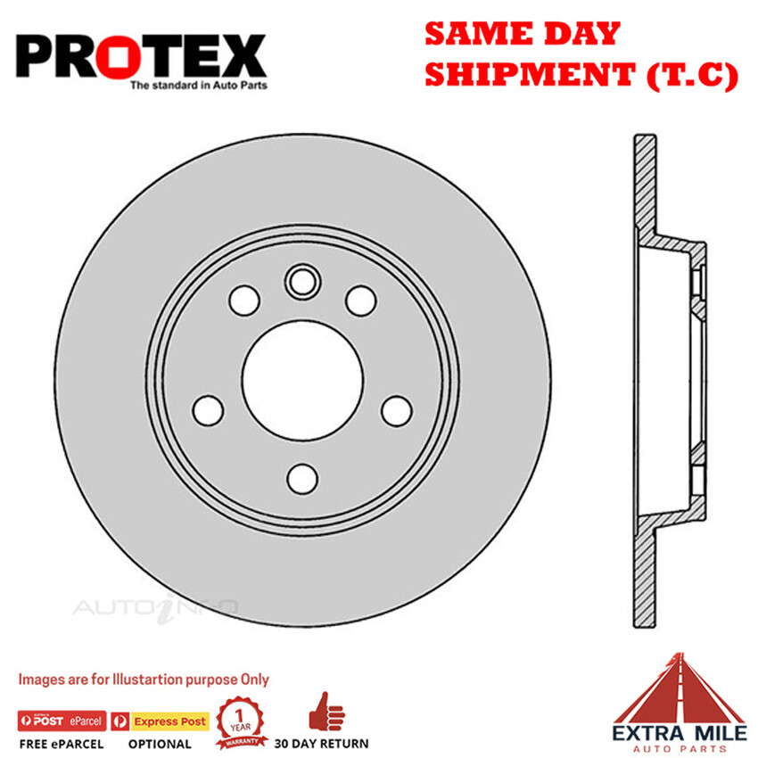 1X PROTEX Rotor - Rear For VOLKSWAGEN TRANSPORTER T4 2D C/C 4WD.. | eBay