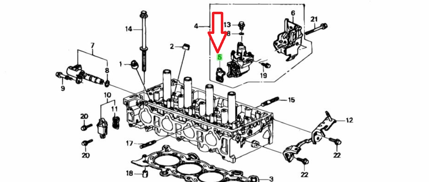 Genuine Fit For Honda Acura VTEC Spool Valve Gasket Kit K Series 15815 ...