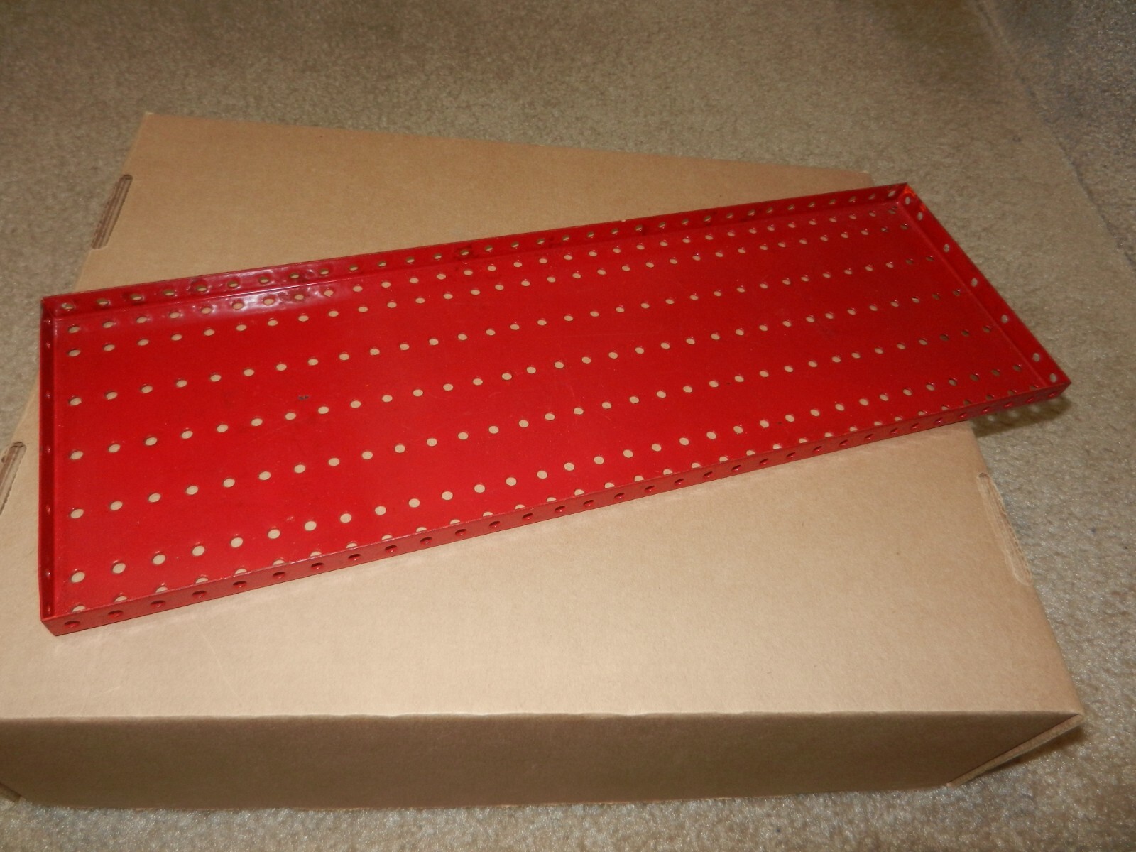 A C Gilbert Meccano Erector #52b Flanged Plate, 16 1/2 x 5 1/2, 1930's, Original | eBay