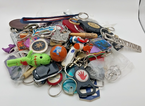 75 Keychain Lot Keyrings Keychains Harley Davidson Duke Baseball ...