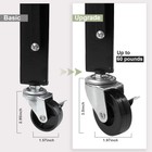 Heavy Duty Foldable Metal Rack Storage Shelving Unit Garage Shelves ...