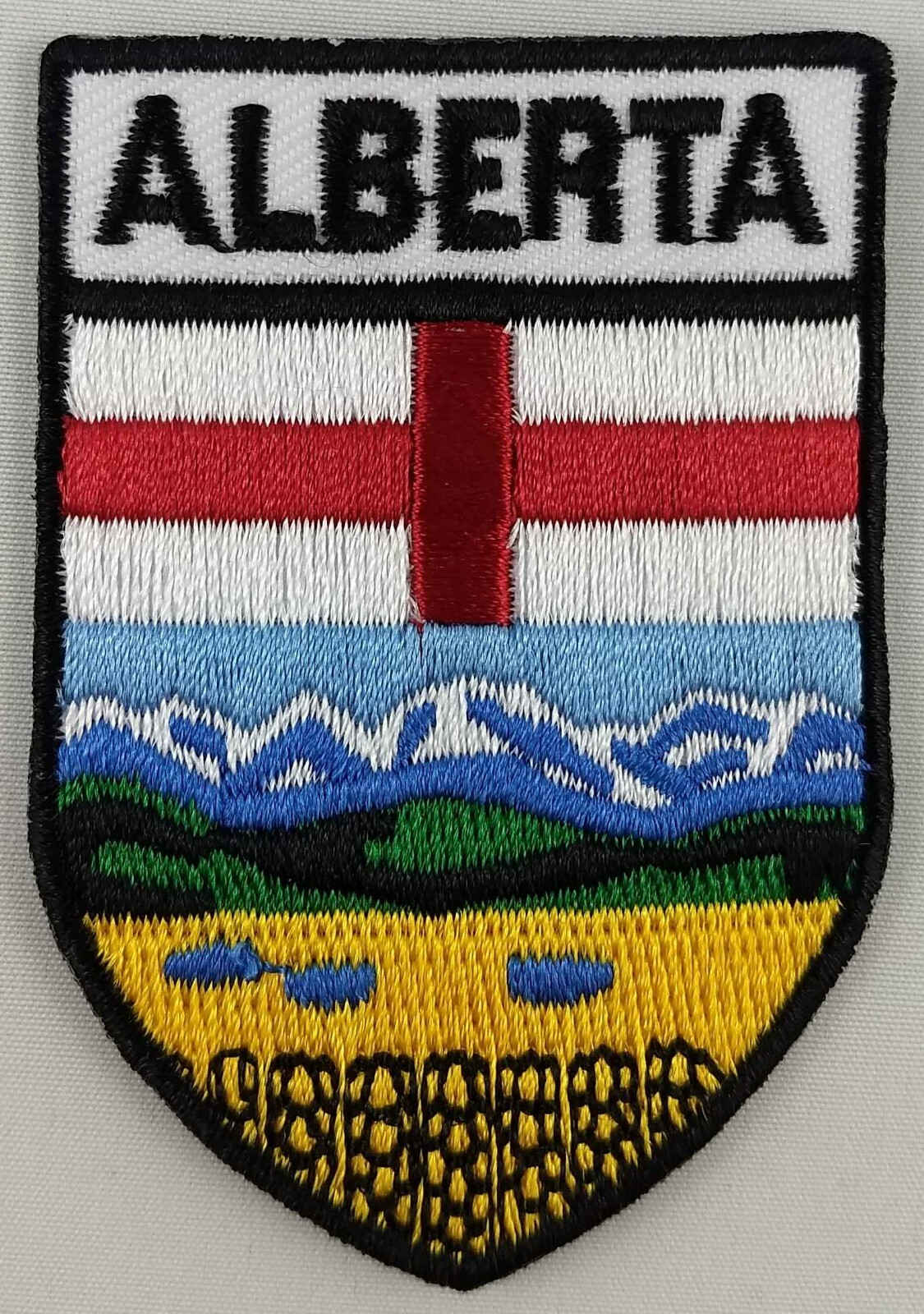 Alberta Province Shield Crest Patch Badge Embroidered Iron On Sew On ...