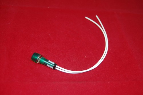 50Pcs 220V 10mm Green Mini Neon Pilot Lights CYLINDRICAL Cap with wire ...