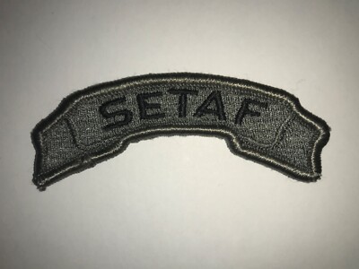 US ARMY SETAF SOUTHERN EUROPEAN TASK FORCE TAB PATCH ACU CAMO UNIFORM ...