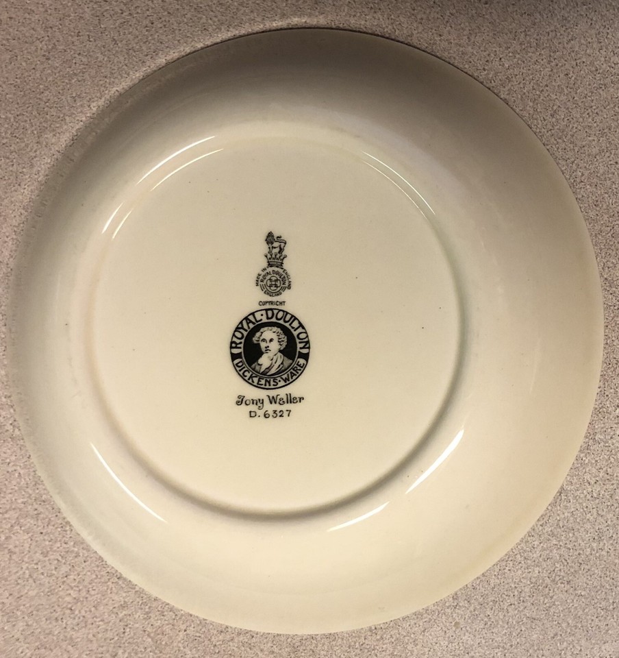 Rare Royal Doulton Dickens Series Ware 7 1/2” Bowl "Tony Weller" D 6327 ...