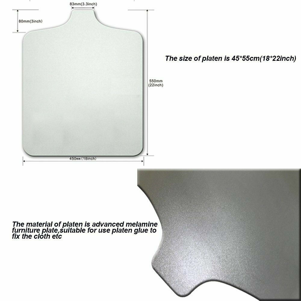 Full Set 4 Color 2 Station Silk Screen Printing Press Kit Adjustable ...