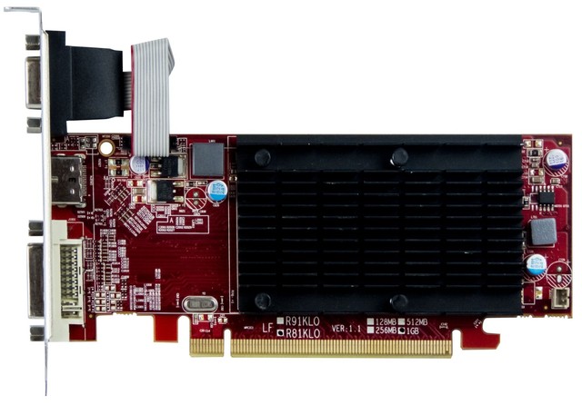 PowerColor ATI Radeon HD 5450 (AX5450 1GBK3-SH) 1GB GDDR3 SDRAM PCI ...