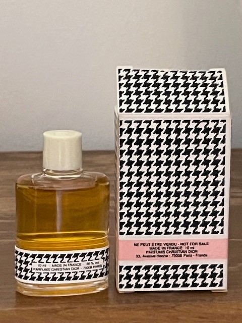VTG Christian Dior Diorissimo EdT Mini 10 ml 1960s Houndstooth In Box ...