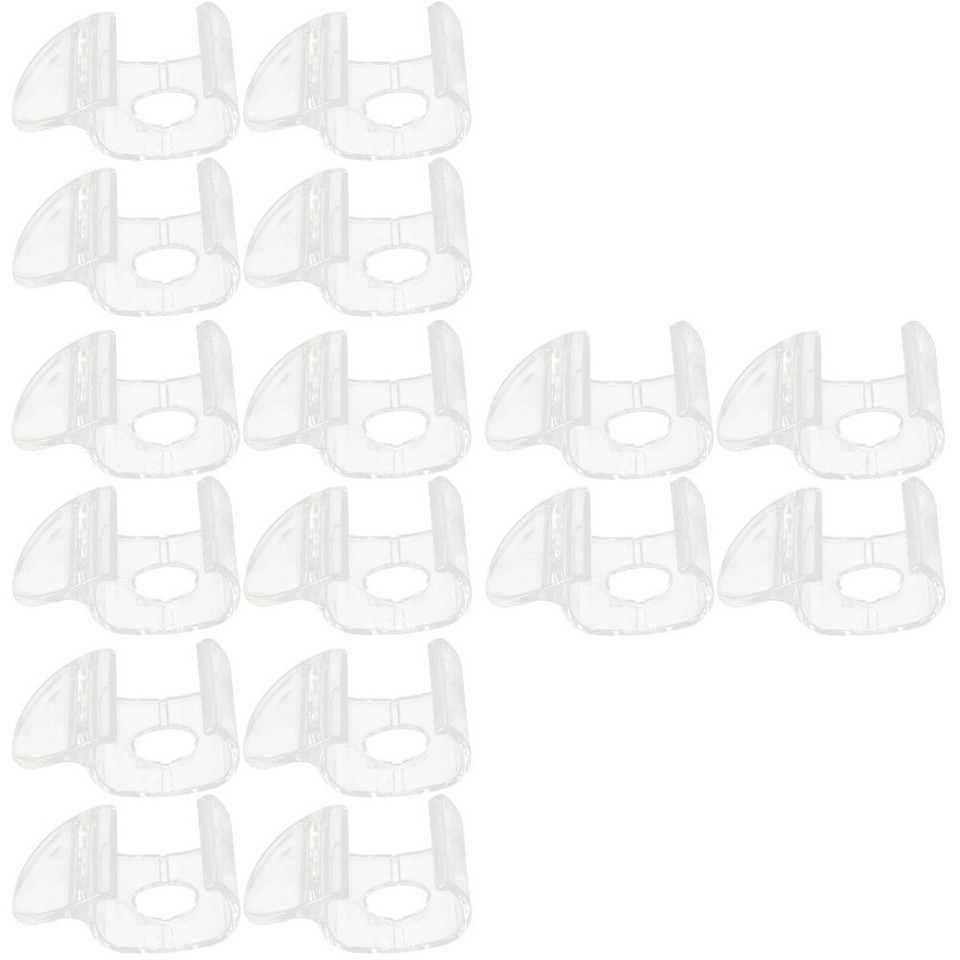 4 Pcs Transparent Plastic Cordless Shade Handles For Roller Window ...