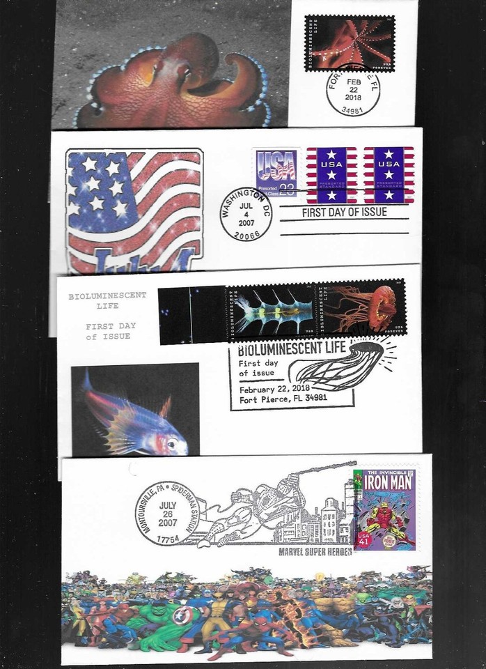 US FDC FIRST DAY COVERS 2007 TO 2018 COLLECTION LOT OF 31 | eBay