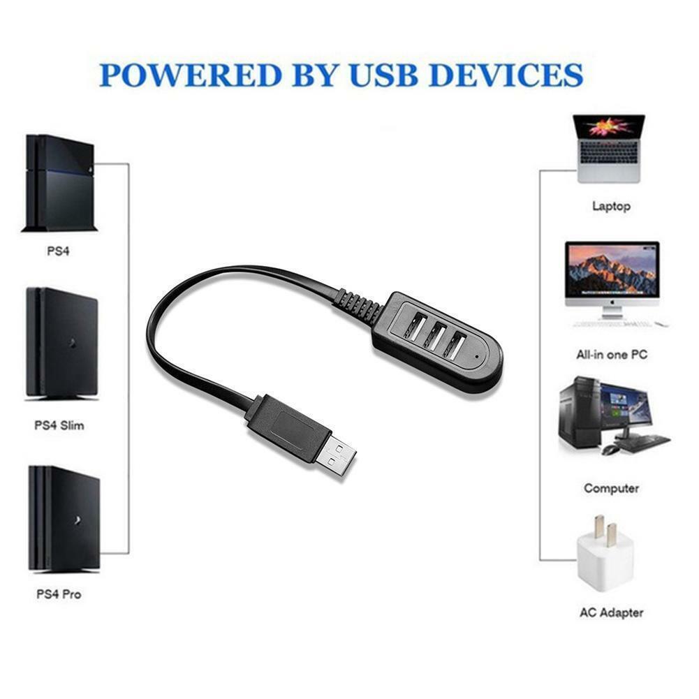 3 Ports Powered USB Hub Splitter 5gbps High Speed External Adapter NEW ...