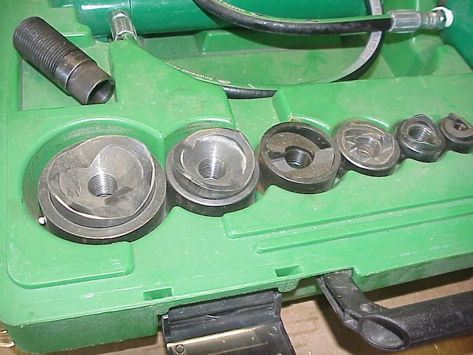 GREENLEE 7306SB 1/2" - 2" Slug Buster Knockout Punch and Hydraulic ...