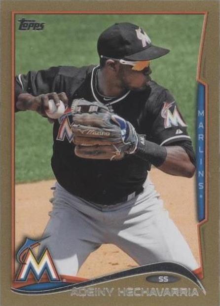 2014 Topps Mini - Adeiny Hechavarria #41 Gold /63 for sale online | eBay