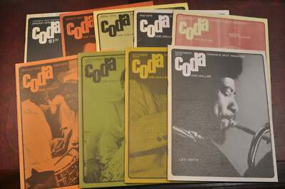 Coda Canadian Jazz Magazine #135-143 January-November 1975, Nine issues ...