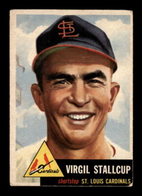 1953 Topps Baseball #180 Virgil Stallcup CREASED St. Louis Cardinals | eBay