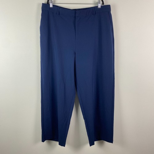TORRID Wide Leg City Twill High Rise Pant Plus Size 20R Navy Blue | eBay