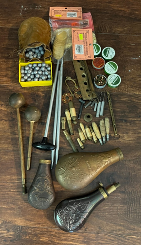 Muzzle Loading flasks plus more | eBay