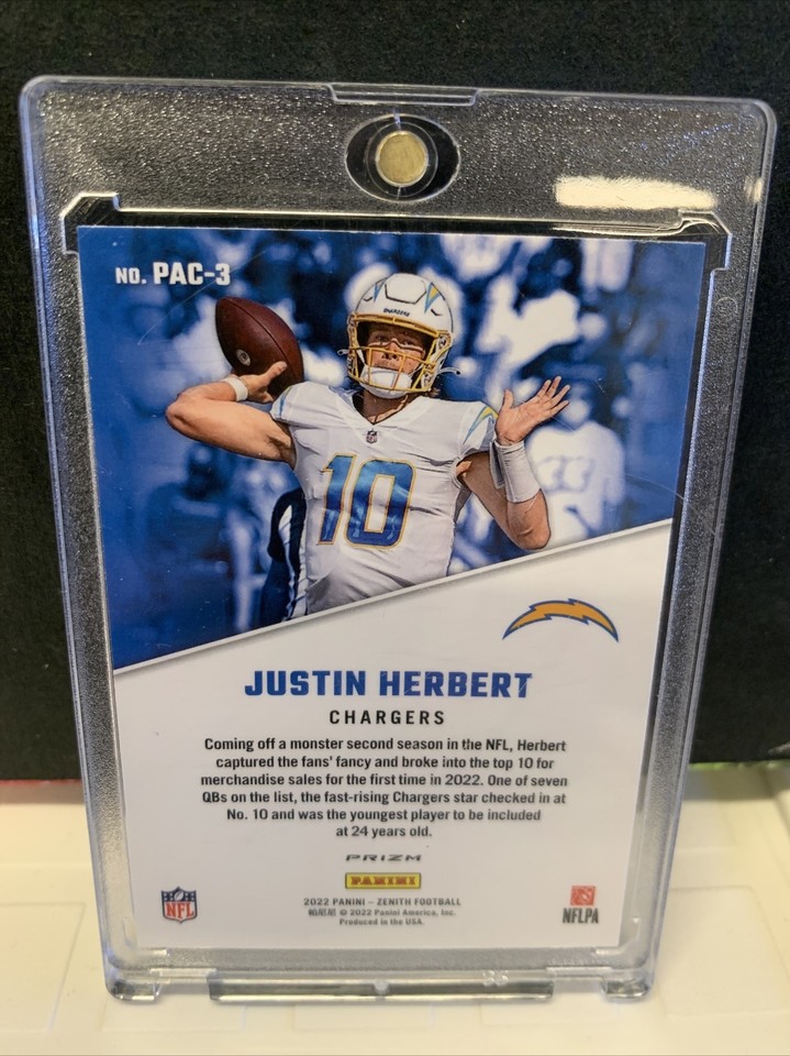 2022 Panini Zenith 1992 Pacific Justin Herbert #PAC-3 - Los Angeles ...