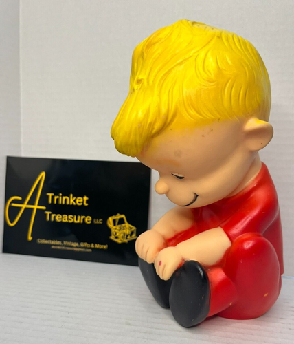 Vintage 1958 Hungerford Peanuts Schroeder Vinyl Toy Figure 8” | eBay