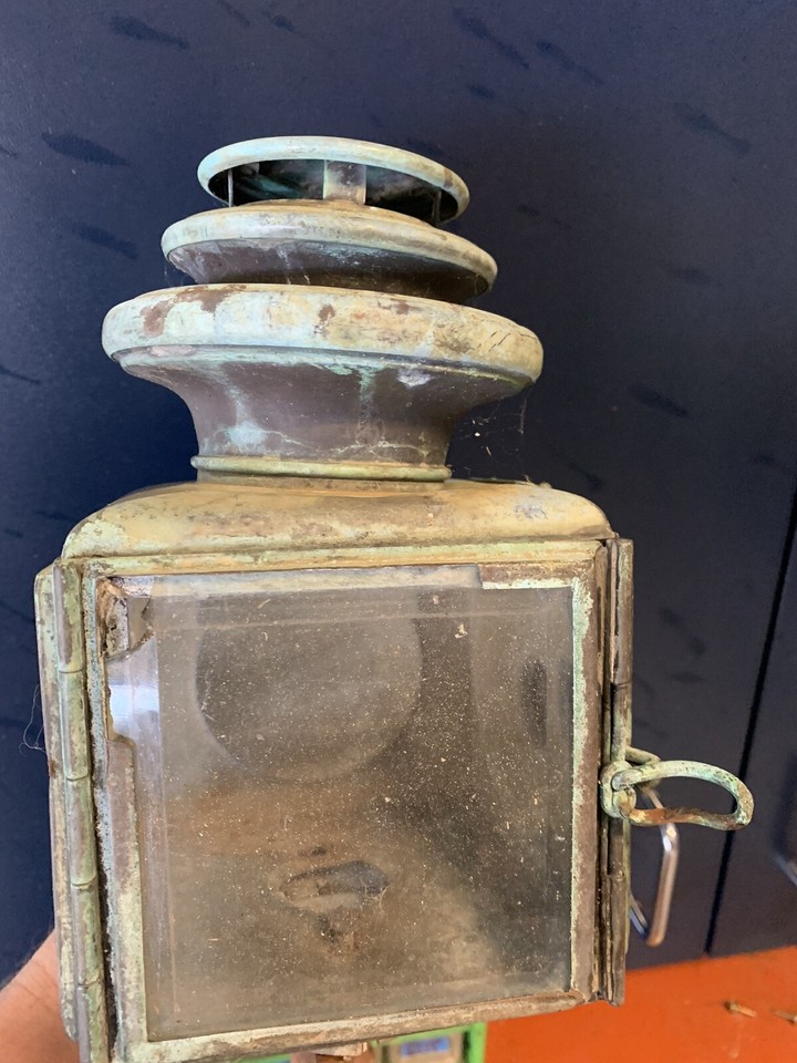 Antique Carriage Lamp, Antique Car Lamp, Antique Side Kerosene Lamp. | eBay