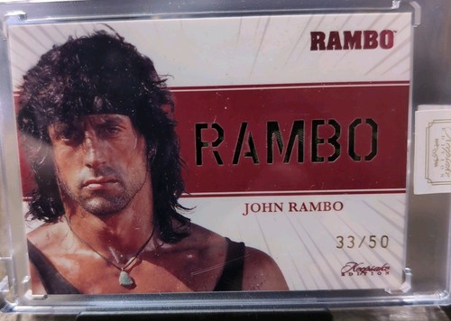2024 Keepsake John Rambo Keepsake Edition Rambo IIl Die cut Patch #33/ ...