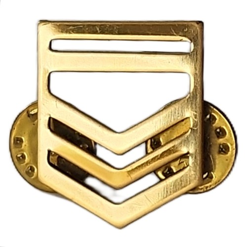 Army ROTC Chevron: Sergeant First Class - brass | eBay