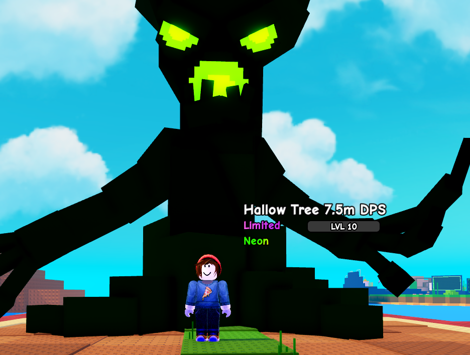 7.1m - 8.6m dps neon hallow tree / tradeable / plant vs brainrot / pvb ...