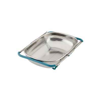 Rachael Ray Over The Sink Colander With Handles - SILVER ONE SIZE | eBay