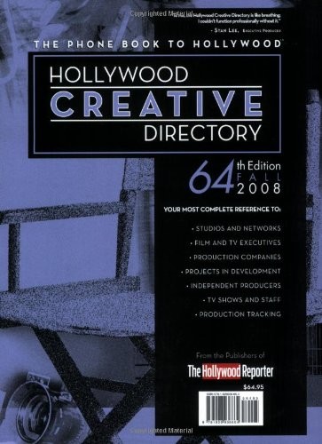 HOLLYWOOD CREATIVE DIRECTORY, 64TH EDITION By Hollywood Creative ...