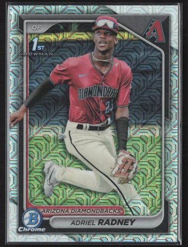 2024 Bowman Chrome - Prospects Mojo Refractors #BCP-191 Adriel Radney ...