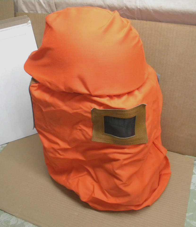 Deluxe Abrasive Blasting Hood with Hard Hat ~ Vented ~ NOS | eBay