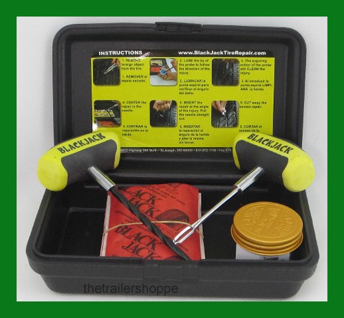 BlackJack Passenger Compact Tire Repair Kit Sport Handles 20 4" Plugs ...