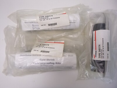 Andrew Type 245174 Cold Shrink kit 1/4, 3/8, 1/2, 7/8 TO Antenna - Lot of 3 | eBay