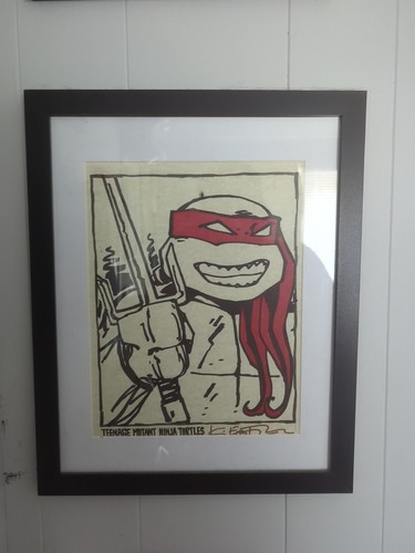 Teenage Mutant Ninja Turtles Original Sketch Raphael Kevin Eastman Art ...