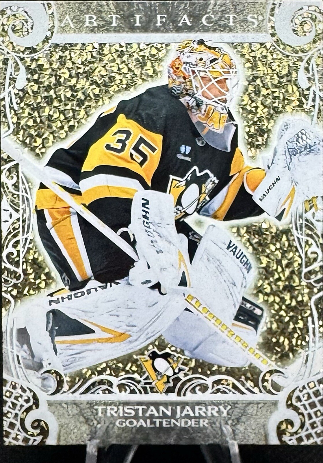 Tristan Jarry 2024 Upper Deck Artifacts #106 Foilboard Gold Price Guide ...