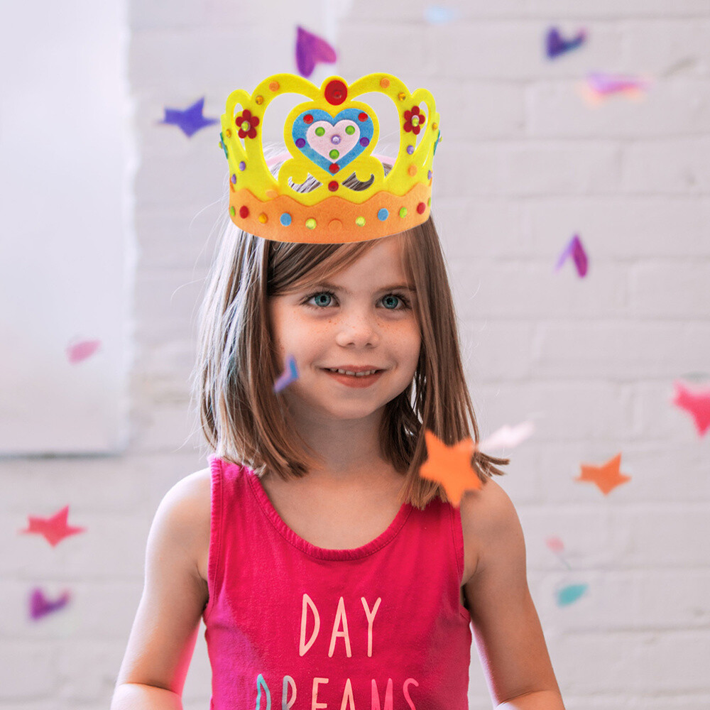 6 Set Tiara Crown Craft Kit for Girls Cake Decorating Child Birthday ...
