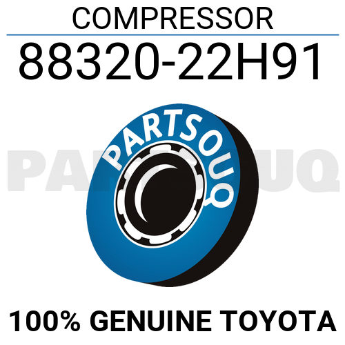 8832022H91 Genuine Toyota COMPRESSOR 88320-22H91 | eBay