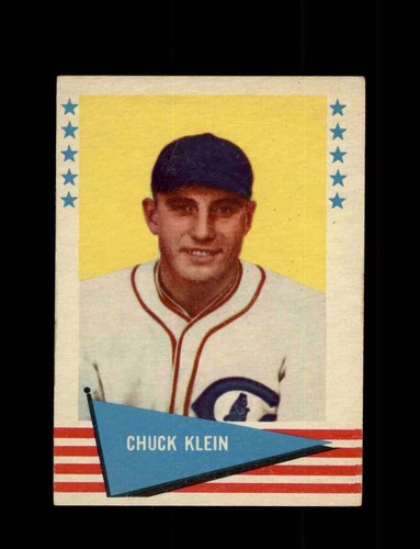 1961 CHUCK KLEIN FLEER #51 BASEBALL GREATS *2572 | eBay