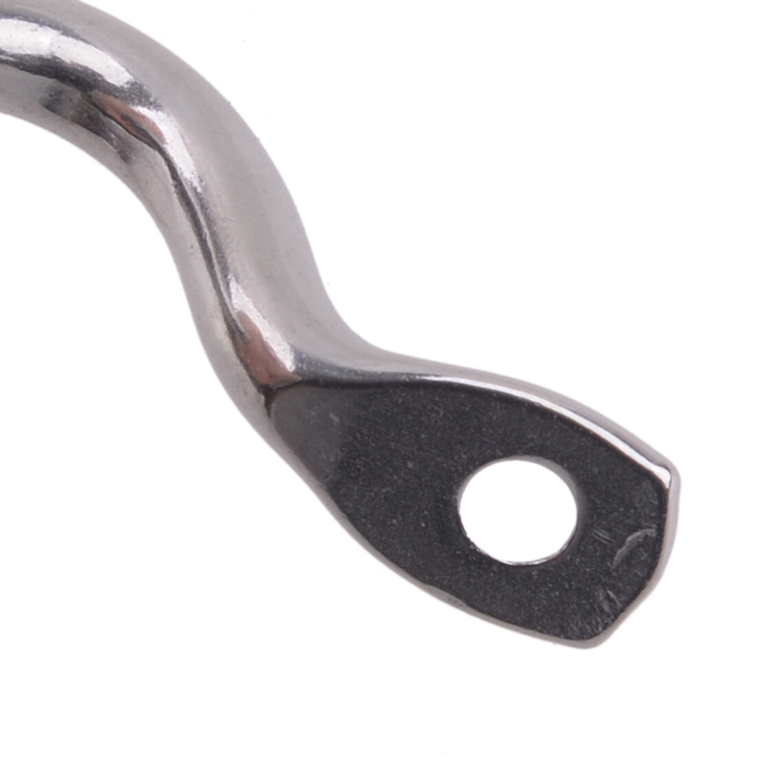 16x 5mm Stainless Steel Top Pad Wire Eye Straps Loop Boat Plate Staple ...