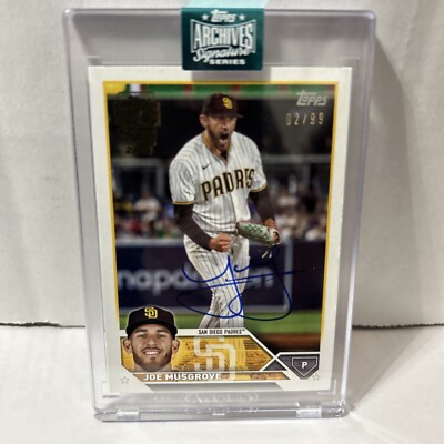 JOE MUSGROVE 2024 Topps Archives Signature Series AUTO Card # 02/99 ...