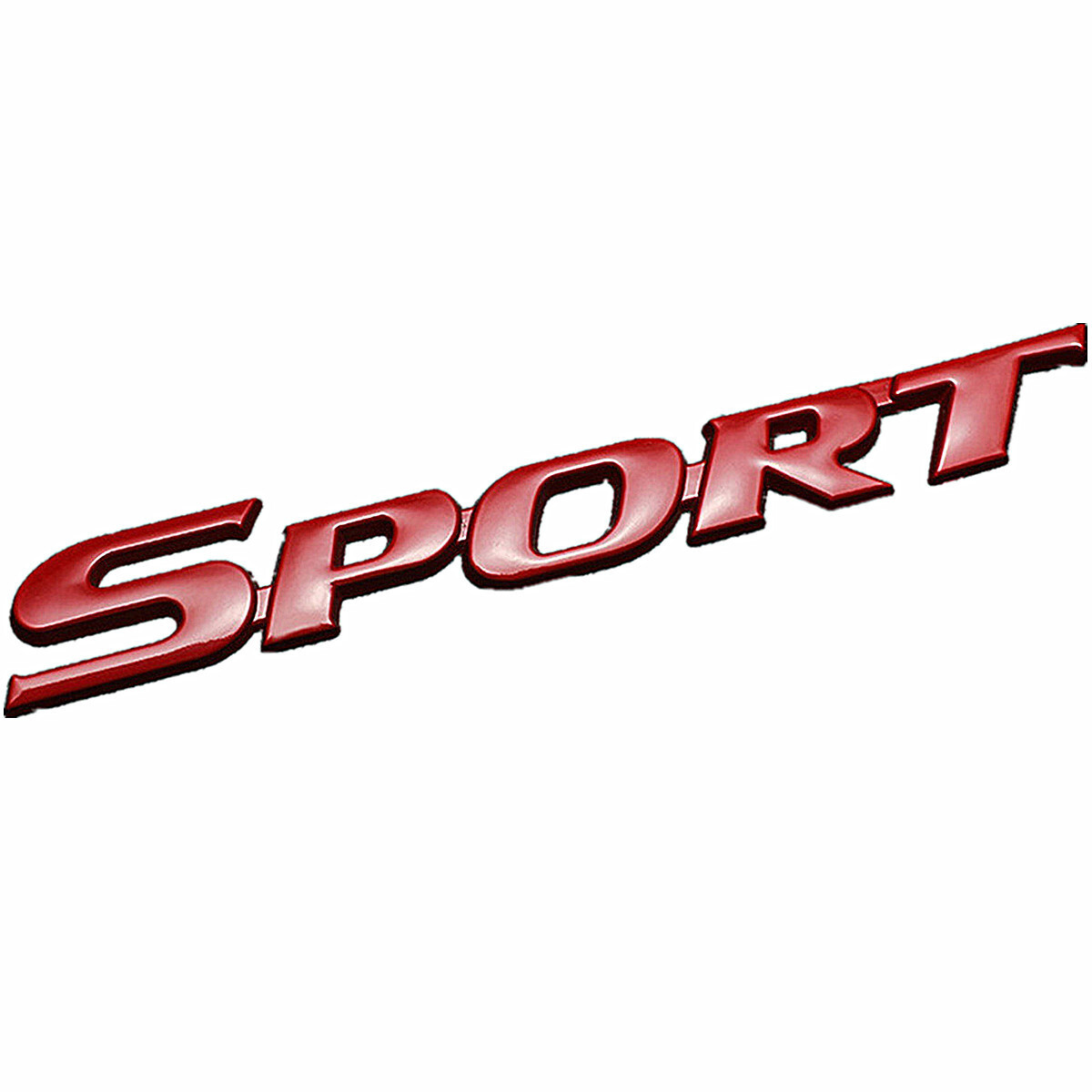 Metal Red Sport Logo Emblem Badge Sticker Car Trunk Bumper Decals ...