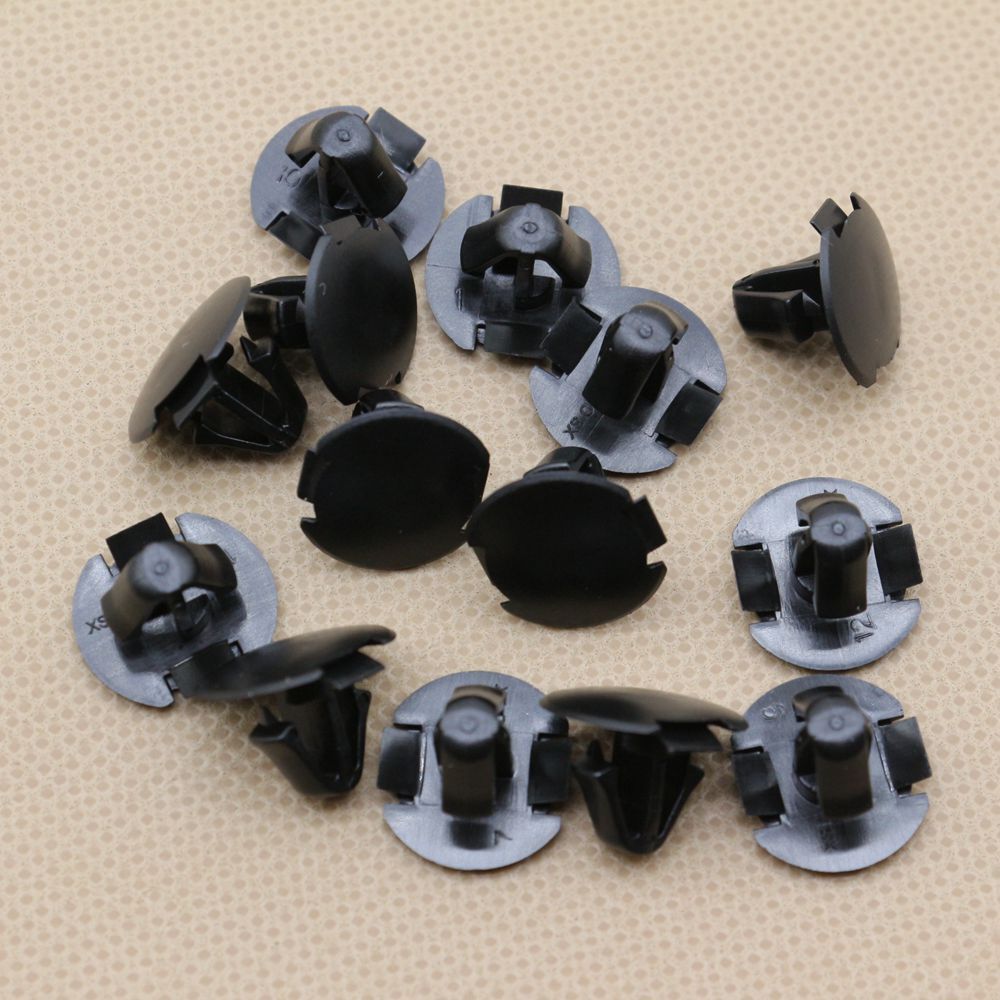 10Pcs Fender Liner Retainer Black Nylon 90467-06192 For Toyota Camry ...