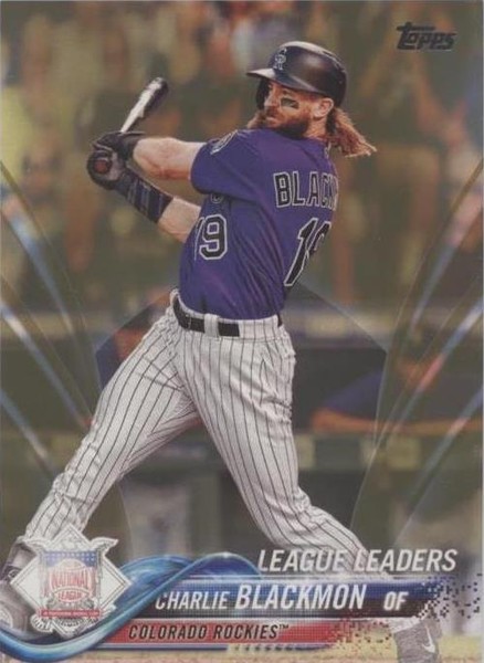 2018 Topps - Gold #92 Charlie Blackmon /2018 for sale online | eBay